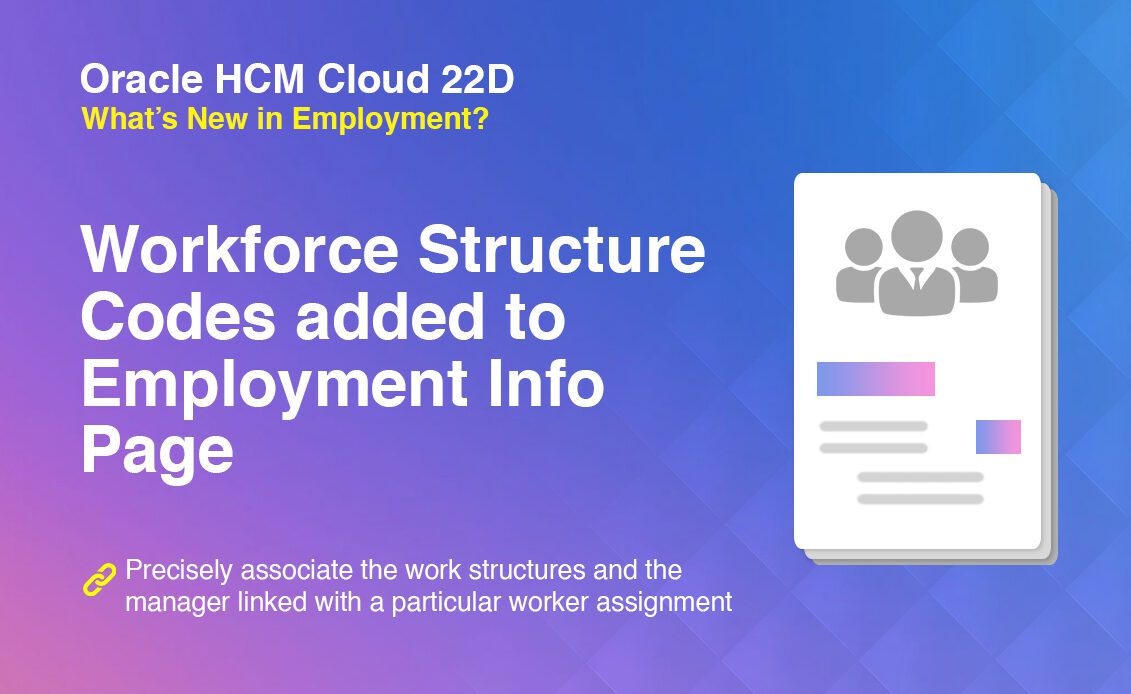 What's new in employment - PeopleCloud - Preferred Oracle HCM Cloud Partner